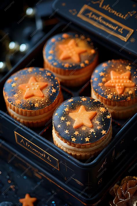 constellation map mooncake tin with star linking effect cele inspired
