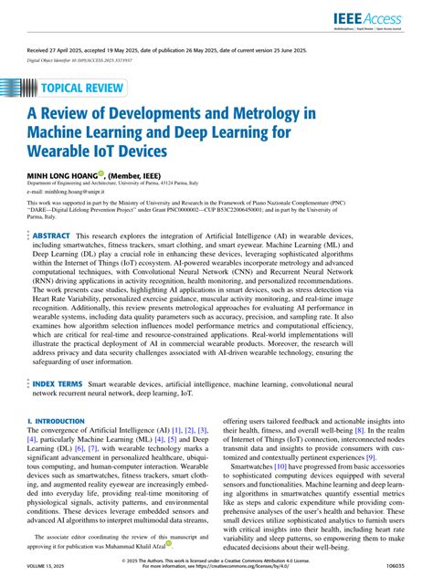Pdf A Review Of Developments And Metrology In Machine Learning And