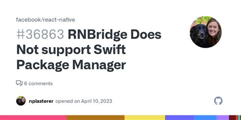 Rnbridge Does Not Support Swift Package Manager · Issue 36863