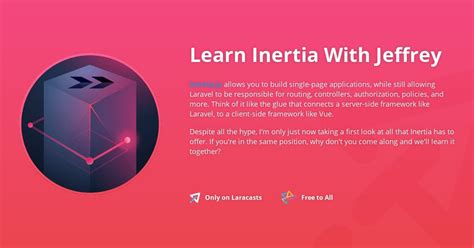 Laracasts Learn Inertia With Jeffrey Laravel