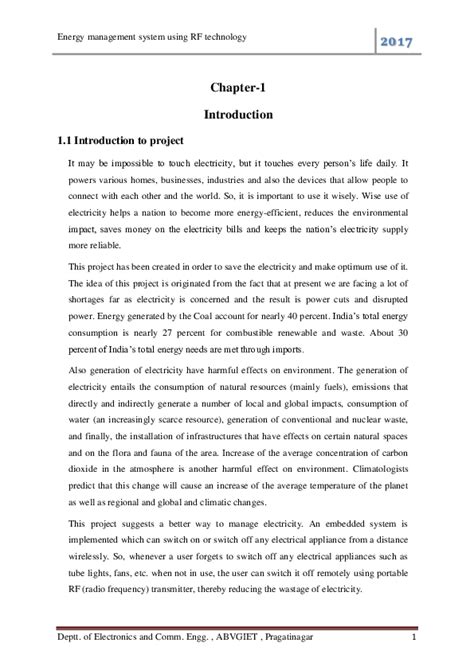 Doc Energy Management System Using Rf Module