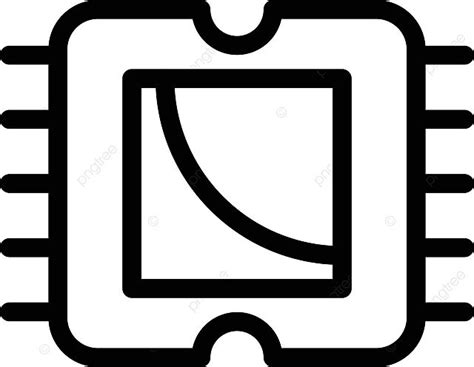Chip Tech Electrical Microchip Vector Tech Electrical Microchip Png And Vector With