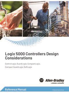 Logix Controllers Design Considerations Reference Logix Controllers Design