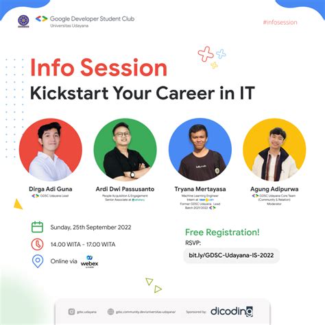 Gdsc Udayana Info Session Kickstart Your Career In It Dicoding Indonesia