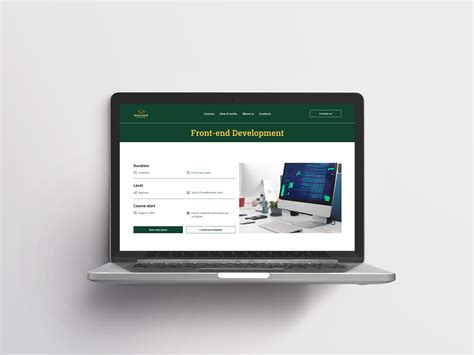 Online IT Courses UI Design Product Card By Anastasiya Nazarenko On Dribbble