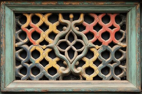 Luminous Lattice Symphony Abstract Geometric Patterns In Varied Hues And Textures Premium Ai