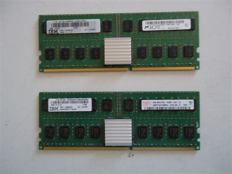 2x Ibm Power6 8gb Pc2 3200f Fru 45d6529 Ebay