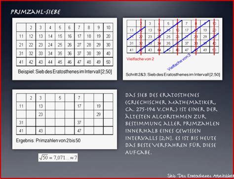 9 Bemerkenswert Sieb Des Eratosthenes Arbeitsblatt Für 2022