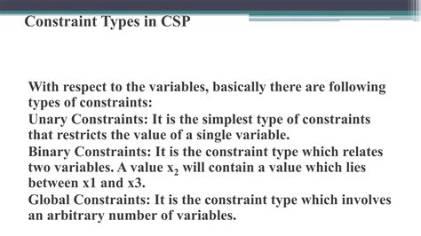 Constraint Satisfaction Problemspptx Programming Languages Computing