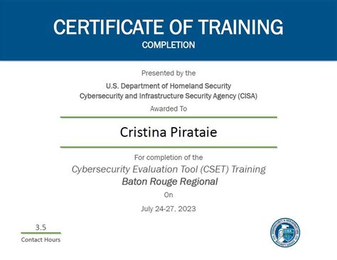 Cristina E Pirataie On Linkedin Highly Recommend The Cisa Cyber Evaluation Tool Cset