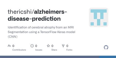 Github Thericshi Alzheimers Disease Prediction Identification Of