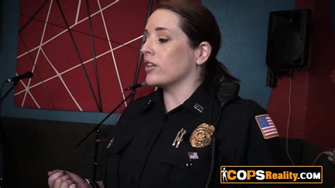 CFNM Hardcore Sex With BBC ON THE CRIME SCENE