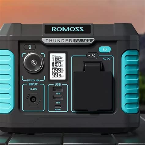 ROMOSS Φορητός Φορτιστής Power Station RS300 Thunder 300W, 231WH