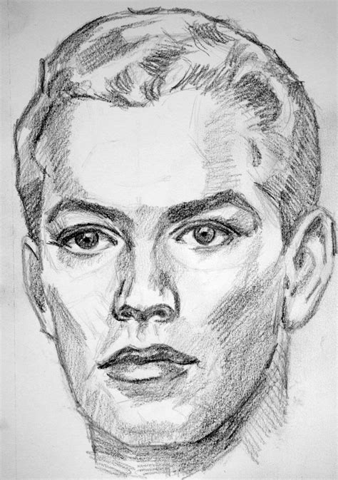 Sketch Male Face By Pmucks On Deviantart