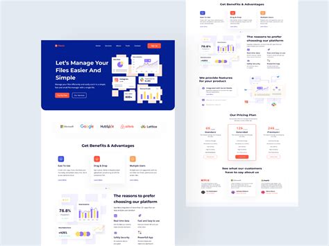 Sass Landing Pages Design On Behance