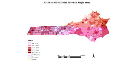 Relative Standard Errors Of Non Spatial Fay Herriot Eblup Estimates