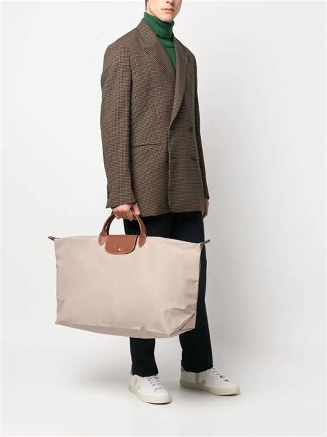 Longchamp Extra Large Le Pliage Original Travel Bag Neutrals Farfetch