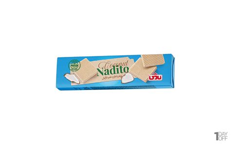 خرید ویفر مان نارگیلی نادی 75 گرمی عمده و خرده وان دی آف