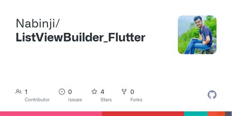 Github Nabinjilistviewbuilderflutter