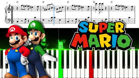 Super Mario Theme Piano Tutorial With Sheet Music 🎹 Learn To Play The Iconic Tune Youtube