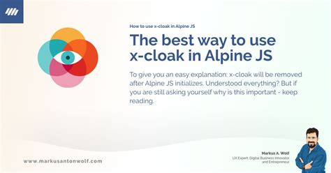 How To Use X Cloak In Alpine Js Articles Markus A Wolf