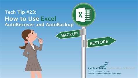 Use Excel Autorecover And Autobackup It Support Georgetown Tx