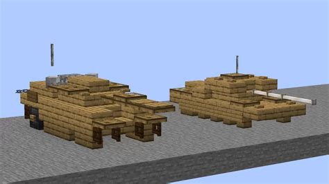 Centurion Mk 72 Main Battle Tank 11 Scale Minecraft Map