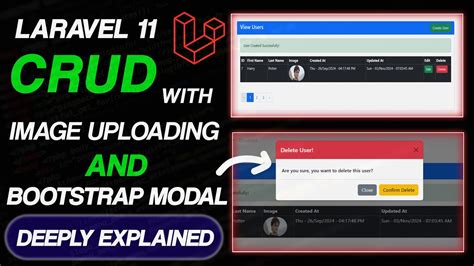 Master Laravel 11 Crud With Image Upload And Bootstrap Modal In Hindiurdu Youtube
