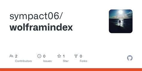 github sympact06 wolframindex