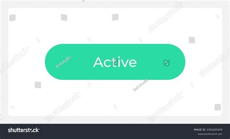 Active Register Button Ui Element Template Stock Vector Royalty Free 2391835459 Shutterstock