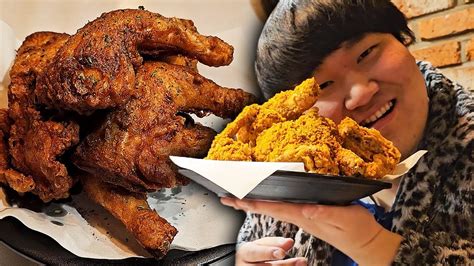 야식으로 깐부 치킨 가서 식스팩 치킨 빠삭커리네 치킨 먹방 [ Chicken Mukbang ] Youtube
