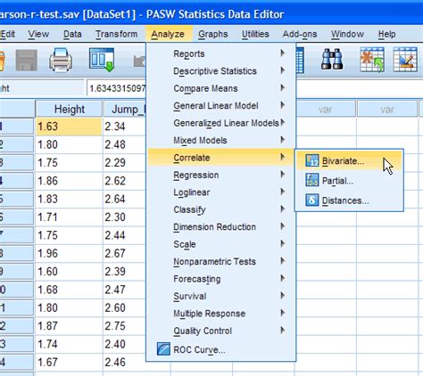 Pearsons Product Moment Correlation In Spss Statistics Procedure