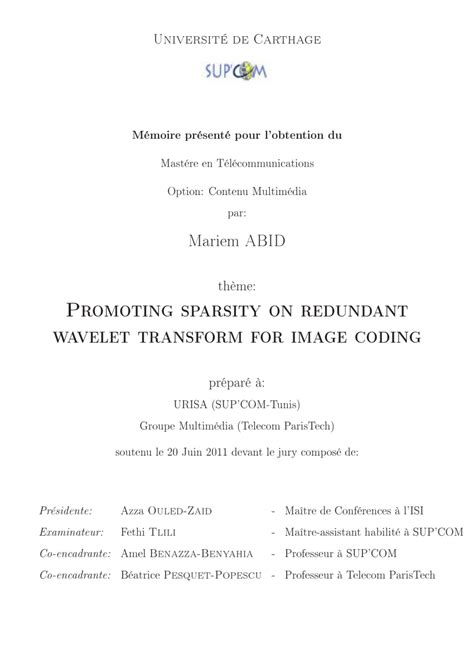 Pdf Promoting Sparsity On Redundant Wavelet Transform For Image Coding