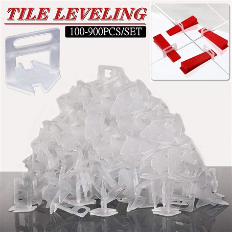 Tile Leveling System Clip 1 1 5 2 2 5 3mm Diy Tiles Leveler Spacers 100 900pcs Ceramics Tile