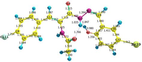 The Molecular Model Of The 4d Compound According To Calculation By