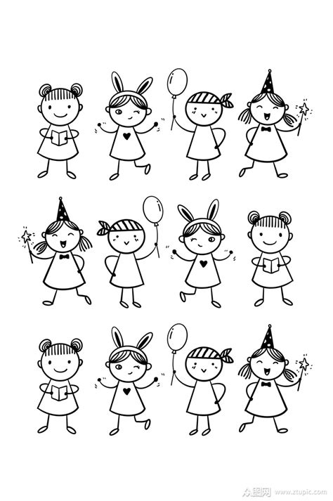 小婴儿简笔画人物 简单 第10页 大山谷图库