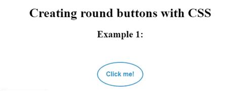criando um botão redondo em css