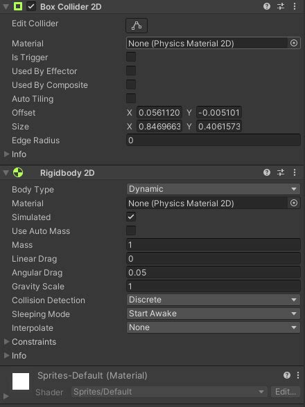 Box Collider 2d Does Not Work Unity Engine Unity Discussions