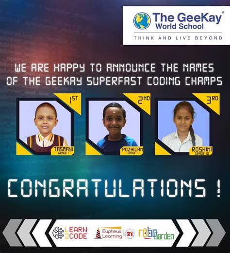 The Geekay Coding Champs The Geekay World School