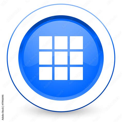 Thumbnails Grid Icon Gallery Sign Stock Illustration Adobe Stock