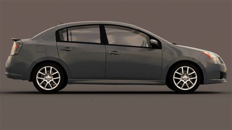 3d Nissan Sentra Se R Spec V 2008 Turbosquid 2217171