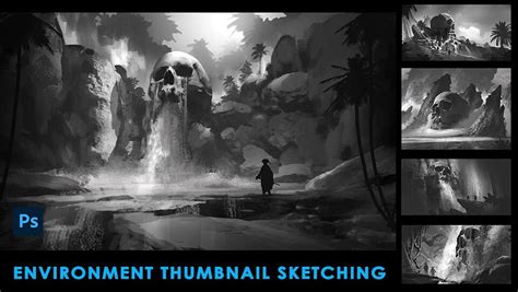 Artstation Environment Thumbnail Sketching 4 Hours Of Narrated
