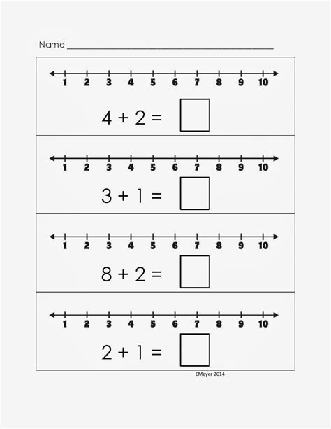 Adding And Subtracting Number Lines