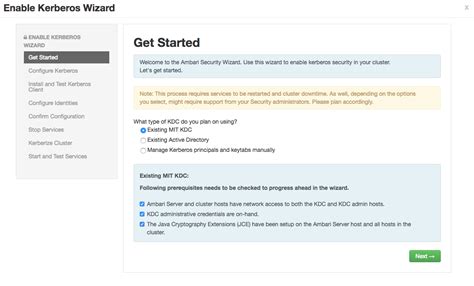 Metron Setting Up Kerberos In Vagrant Full Dev