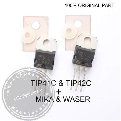 Jual Original St Transistor Tip41c Tip42c Tip 41 Tip 42 Tip41 Tip42 Mika Shopee Indonesia
