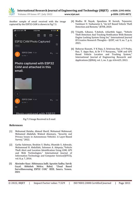 Implementation Of Vehicle Theft Detection And Identification System Pdf