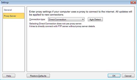 Ftp Manager Lite Configuring Proxy Server