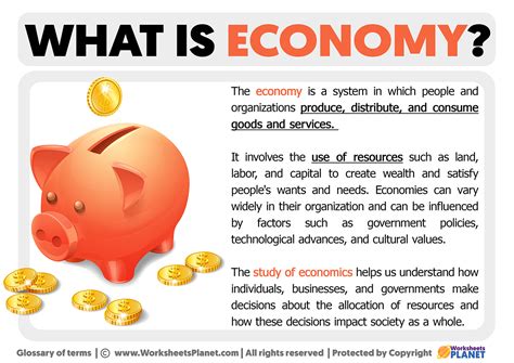Definition Of Economy Worksheets Library