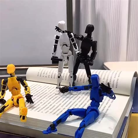 Bevavar 3d Printed Lucky 13 Action Figure Robot Multi Jointed Movable Robot 3d Printed Mannequin
