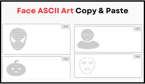 Face Ascii Art Copy And Paste